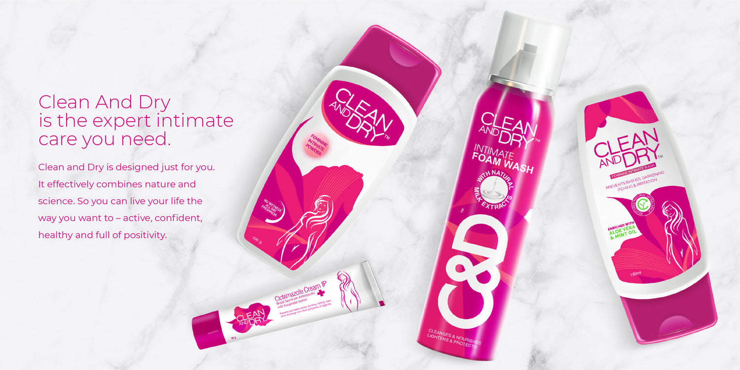 Clean & Dry Intimate Cream – 15gm – Clean and Dry