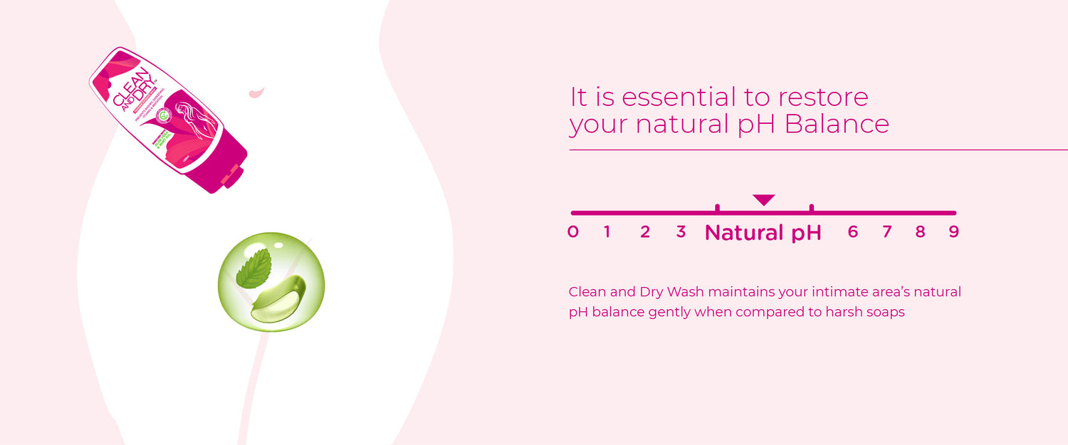 Clean & Dry Daily Intimate Wash – 90 ml – Clean and Dry